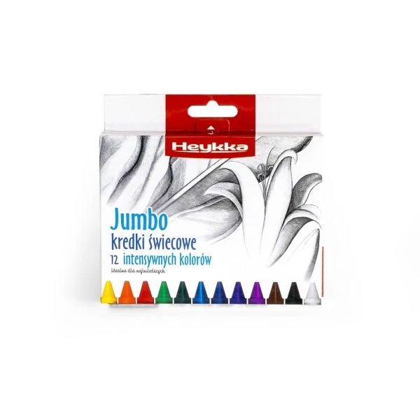 Heykka voskovky Jumbo, 12 barev | Consul